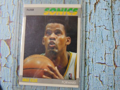 1987 FLEER #33 DALE ELLIS SONICS BASKETBALL CARD COMBINE SHIP HARD ...