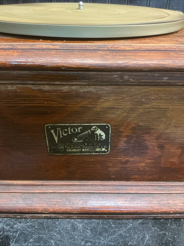Vintage VICTOR Model VV-VI Talking Machine Tabletop Phonograph Works ...