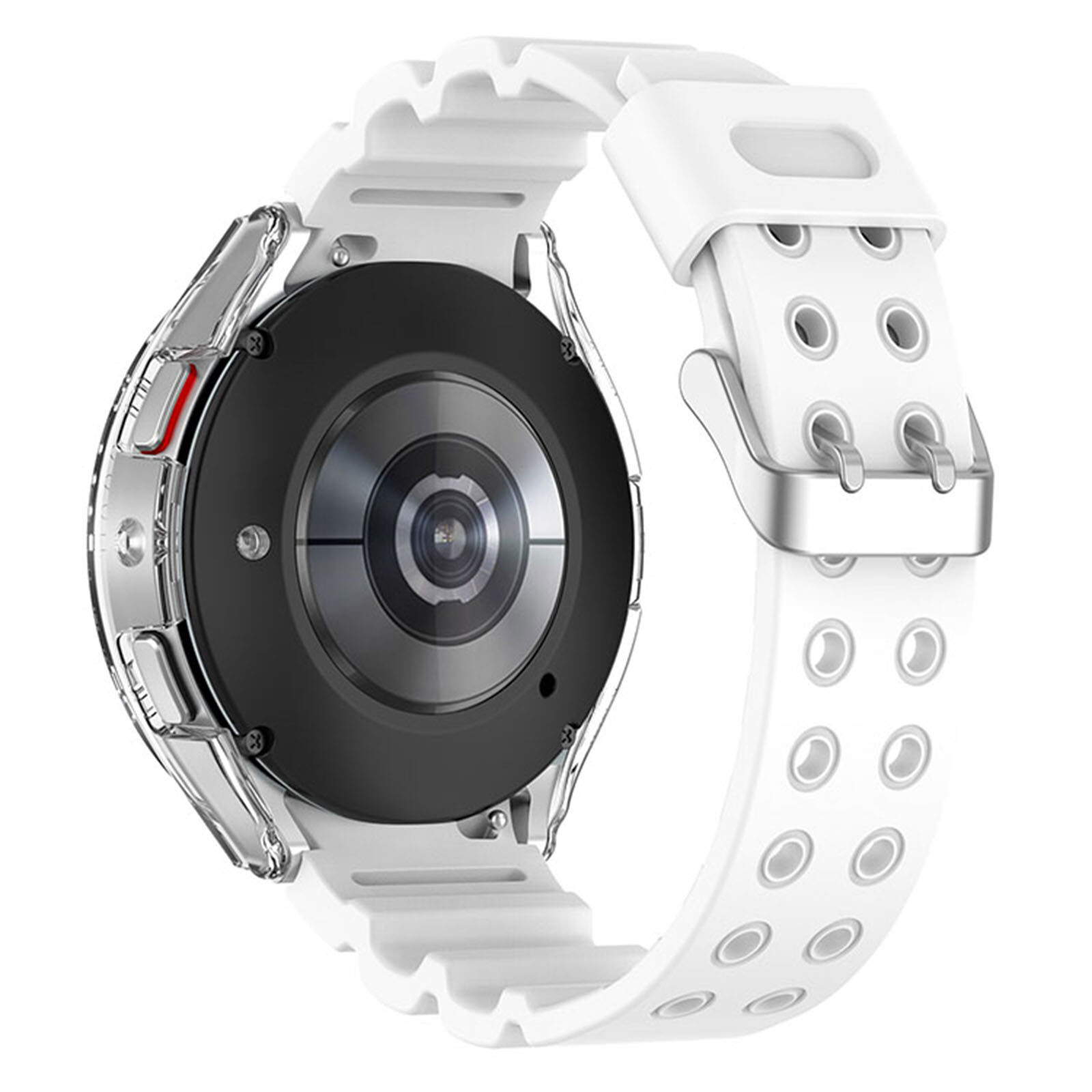 Silicone Watch Strap + Case Accessories for Samsung Galaxy Watch 5 ...