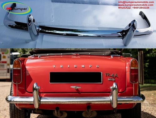 Triumph TR4A, TR4A IRS, TR5, TR250 rear bumper (1965-1969) | eBay