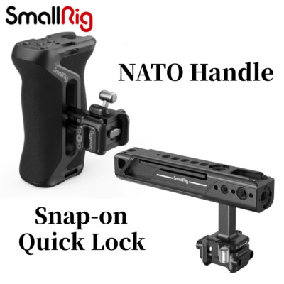 SmallRig Snap-on Quick Lock NATO Top Handle&Side Handle for Sony/Nikon ...