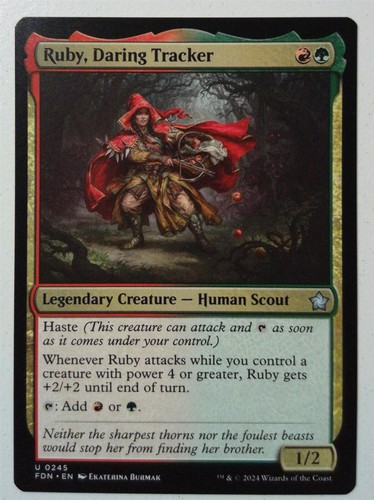 Ruby, Daring Tracker *Uncommon* Magic MtG x1 Foundations | eBay