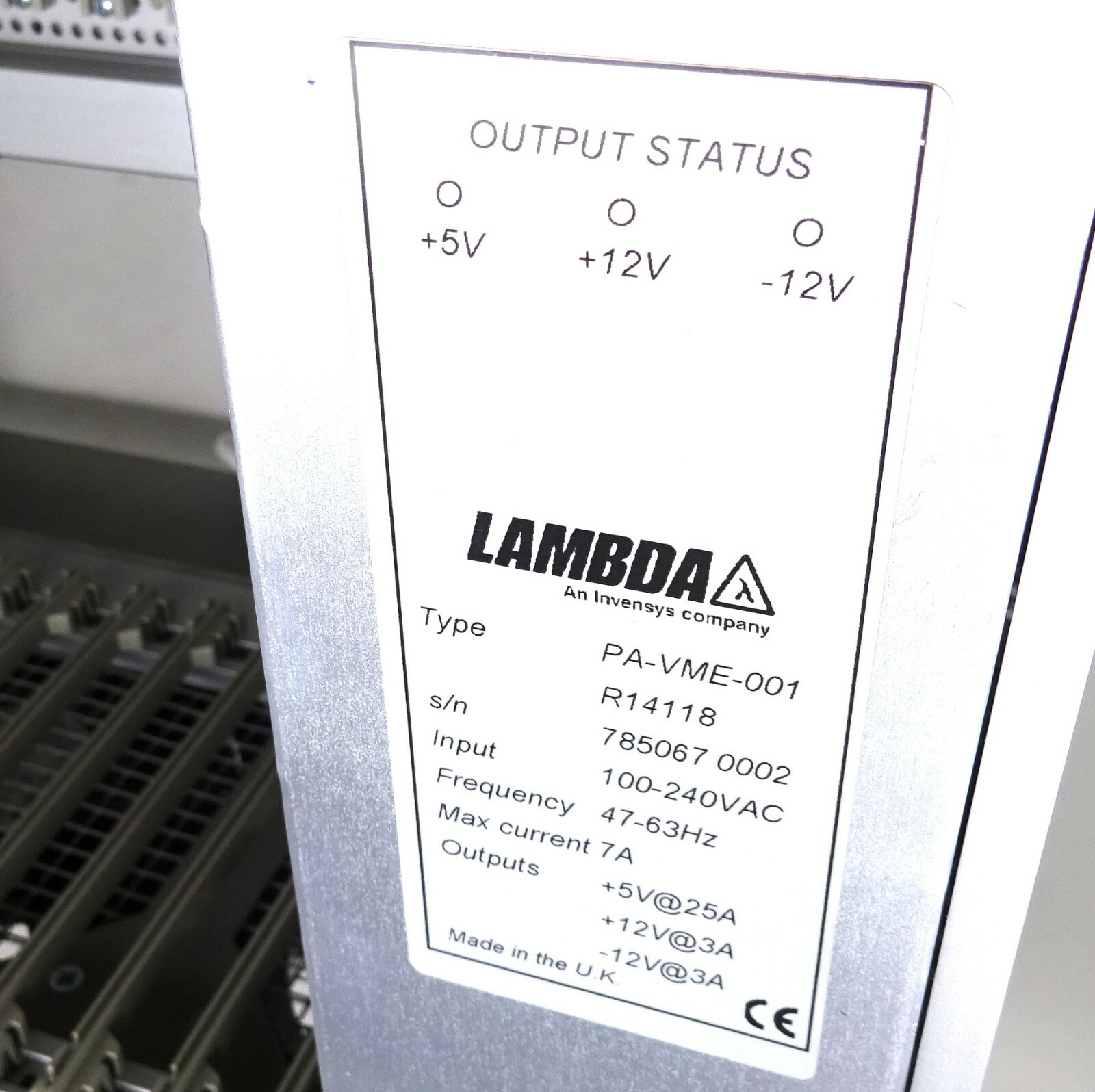 Sub Rack 23000-039 Schroff 23000-205 69001-814 PA-VME-001 R14118 *New ...