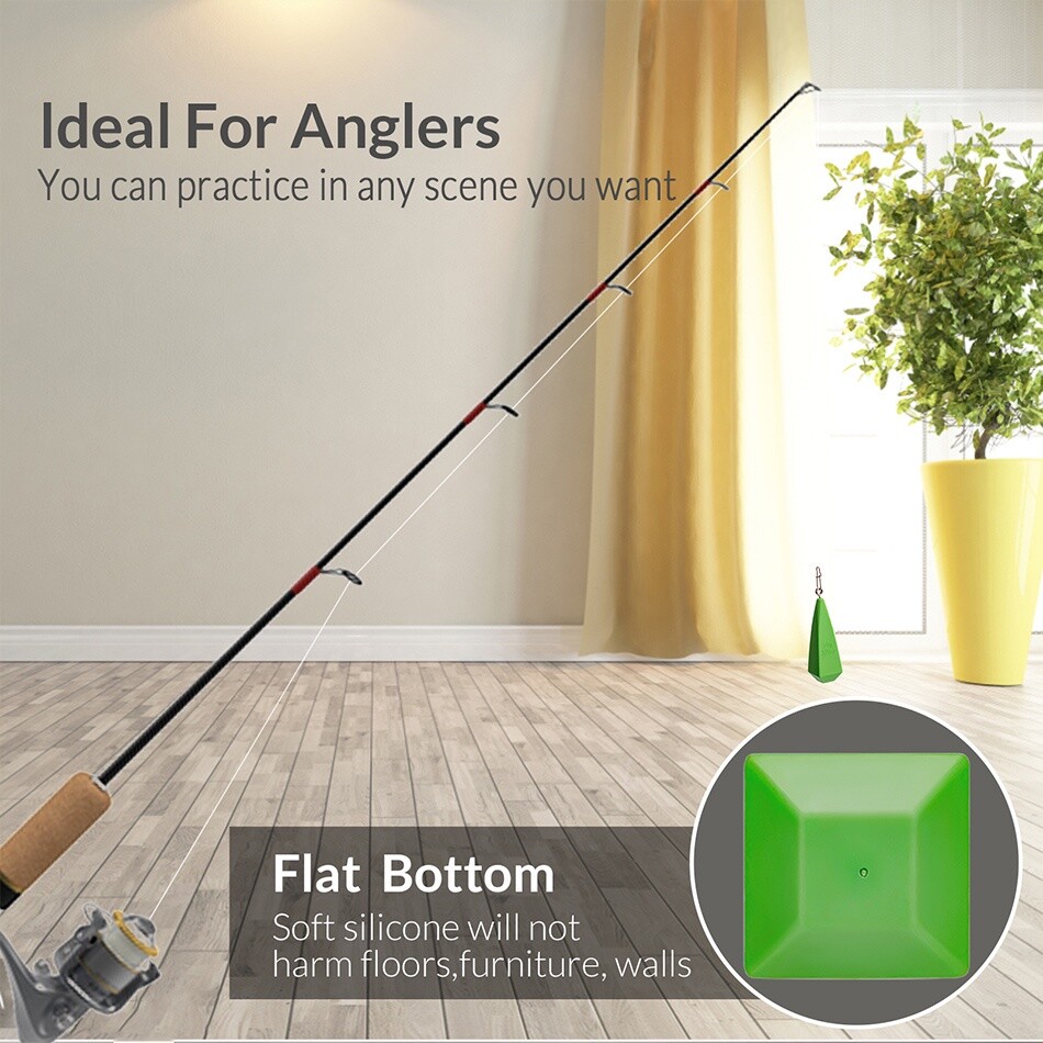 7XFishing Practice Plug Fish Casting Plug Rubber Practice Suitable for ...