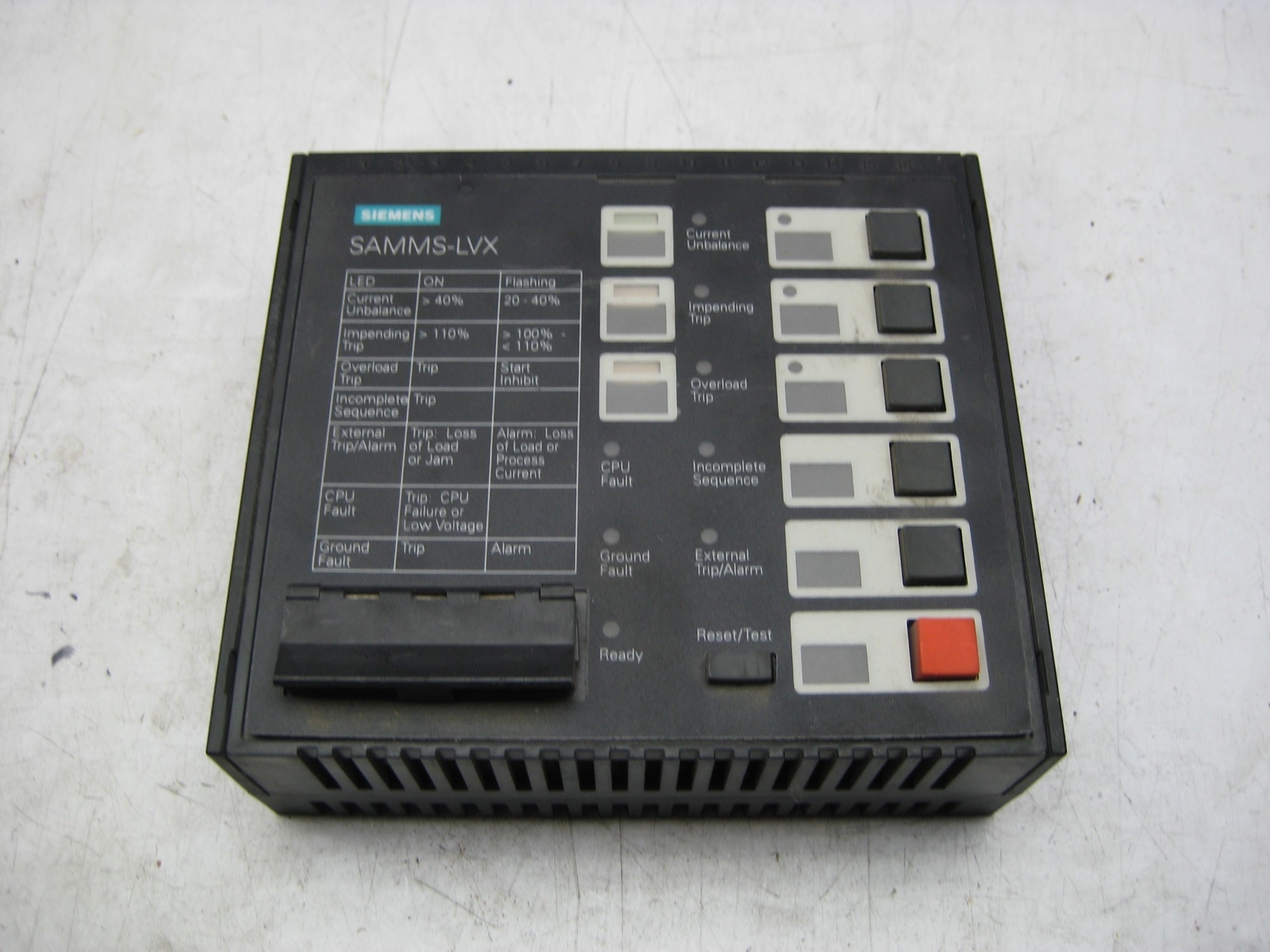 Siemens Sam 5 Samms-lvx Low Voltage Motor Protection (120 Vac) for sale ...