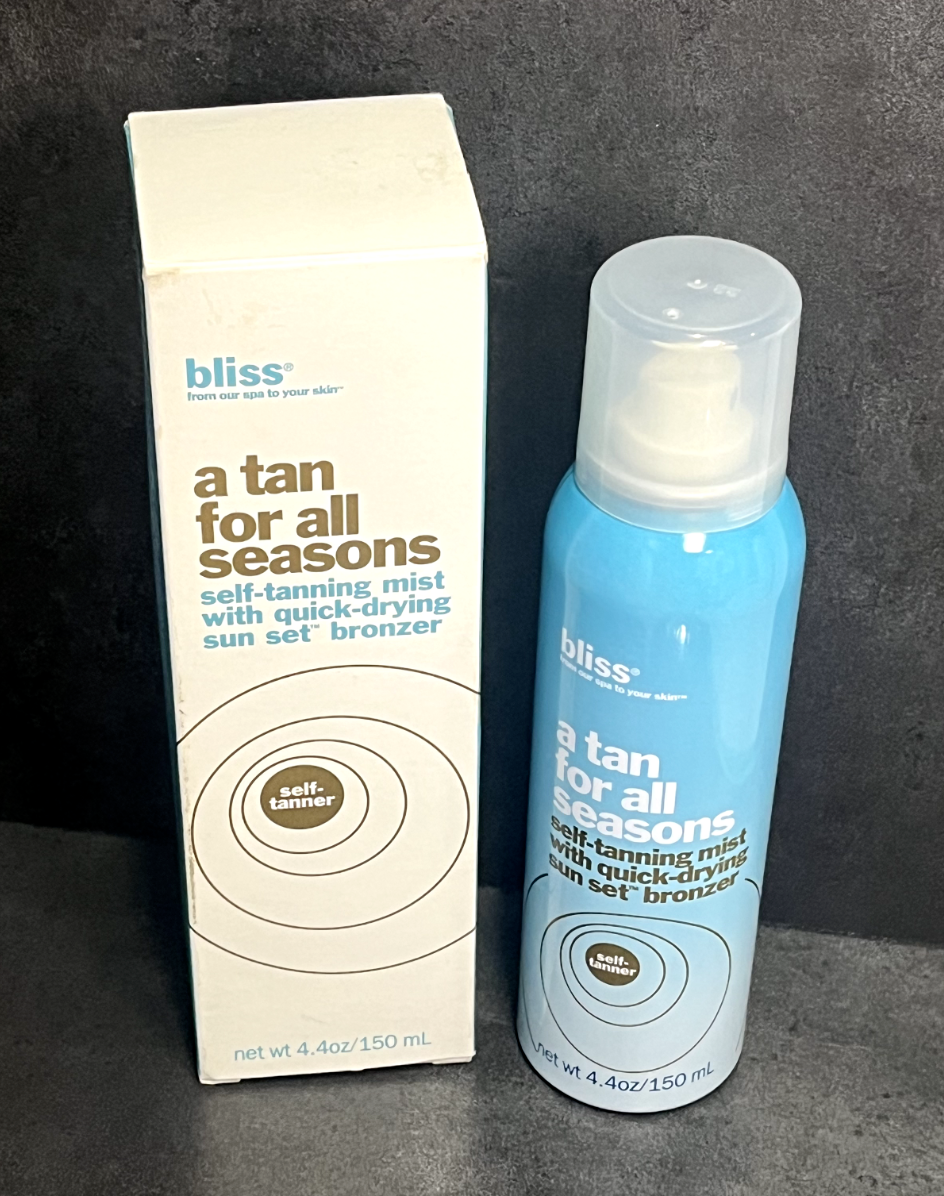 Bliss A Tan For All Seasons Self-Tanning Mist Quick Drying Bronzer 4.4 ...