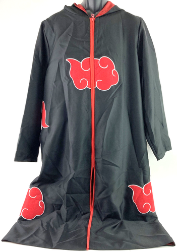 Naruto Akatsuki Uchiha Itachi L Adult Halloween Robe Hooded Cosplay ...
