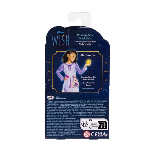 Disney Wish Star Necklace Lights Up Make a Wish Perfect Gift Ages 3+ | eBay