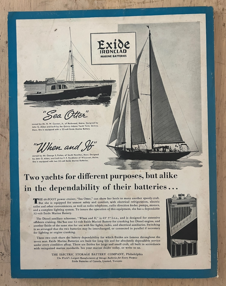 Yachting Magazine March 1940 Vintage Articles and Ads Sailing Boats 9 ...