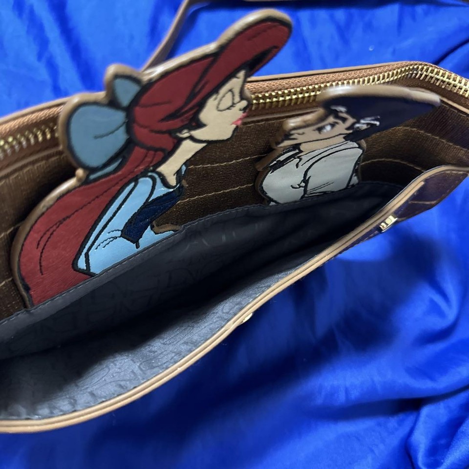 m21S Daniel Nicole Disney Little Mermaid Kiss the Girl Shoulder Bag NWT ...