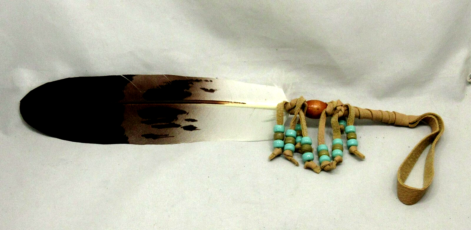 Native American Made Prayer Feather, Regalia, Hand Painted Feather, COA ...