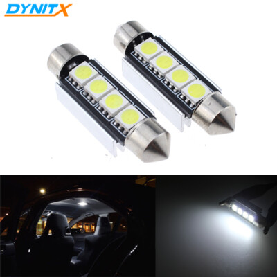 2 PACK 12V DOME LIGHT LED BULBS For VOLKSWAGEN T1 BUG BEETLE T2 BUS T3 ...