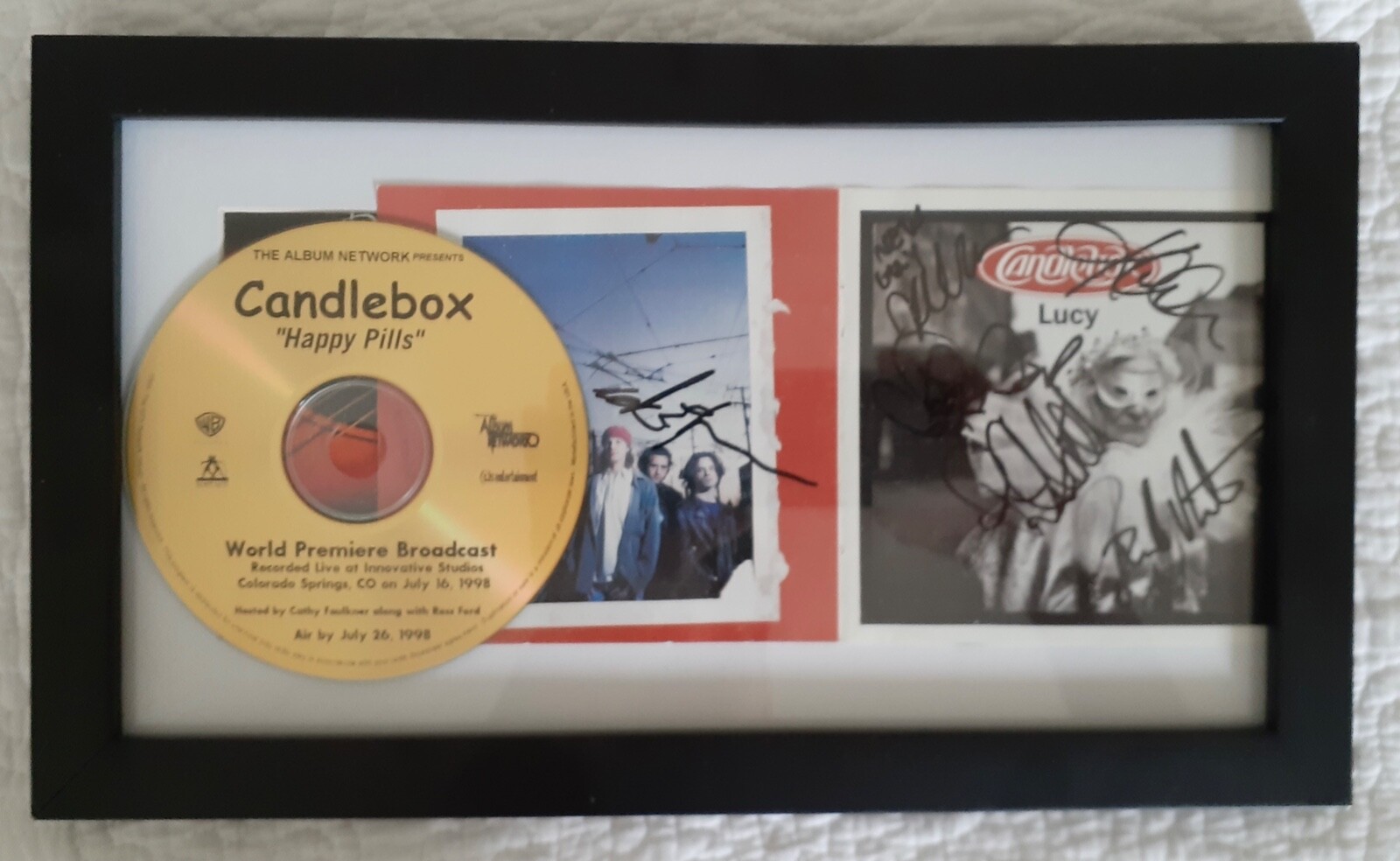 Candlebox "Happy Pills" World Premier Broadcast CD / Autographed "Lucy ...