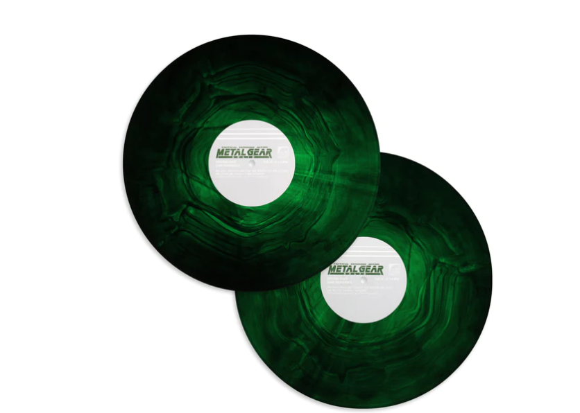 Metal Gear Solid Vinyl Record Soundtrack 2 LP Green Smoke MGS OST ...