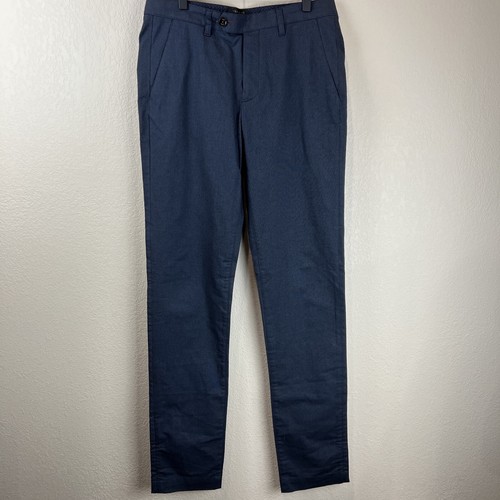 Ted Baker Pants Men 30 Long Blue Slack Career Work Classic Preppy | eBay