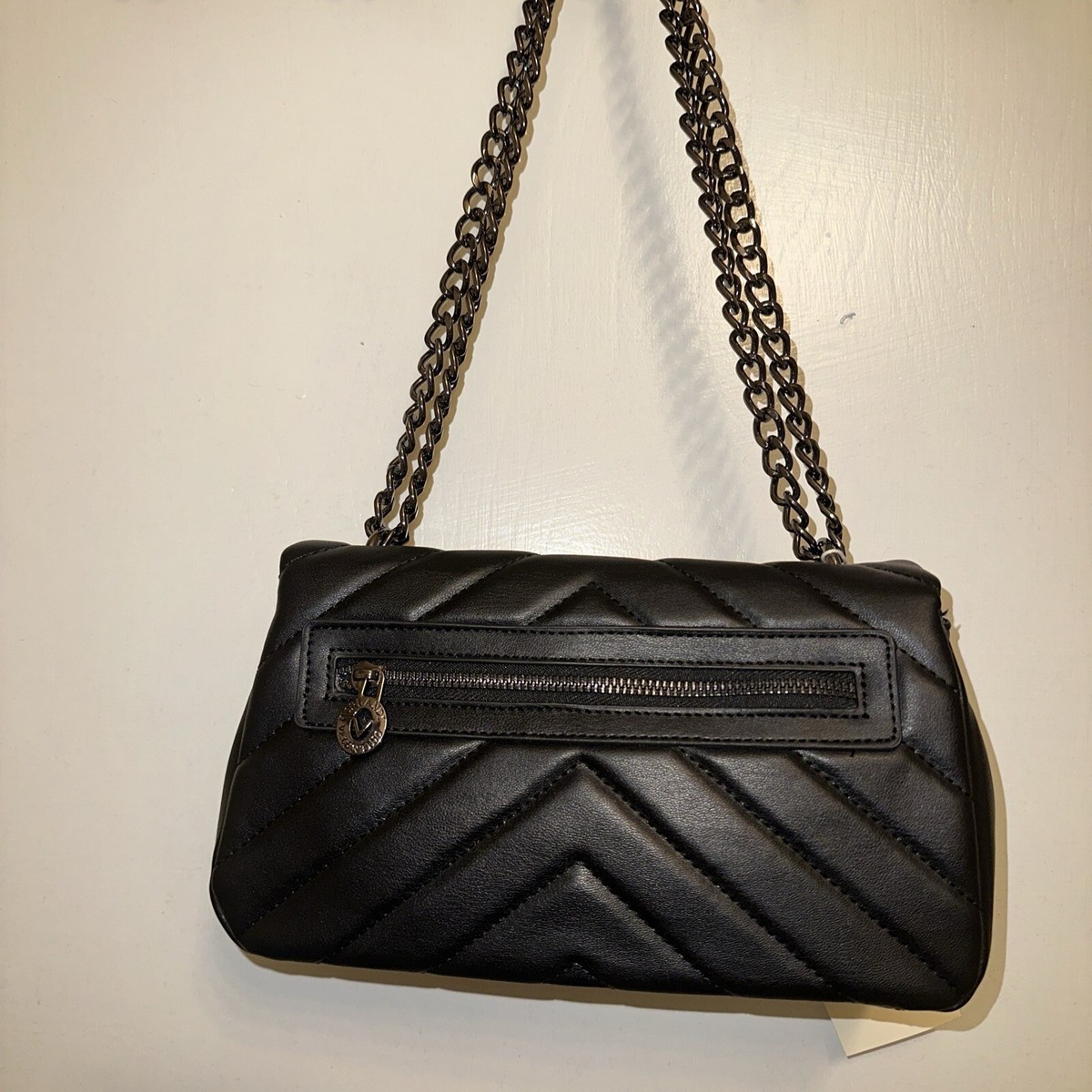 NWT Valentino Orlando Black Leather Chain Strap Handbag NWT Valentino Orlando Black Leather Chain Strap Handbag