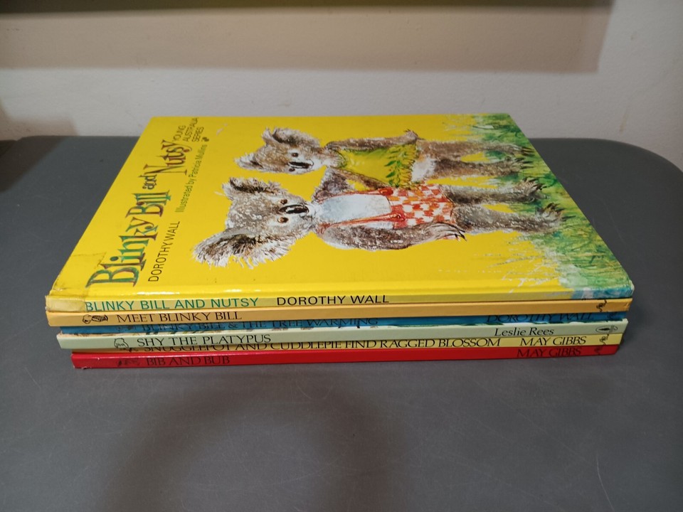 Young Australian Series Vintage Books Bundle x6 Bib And Bub Blinky Bill ...