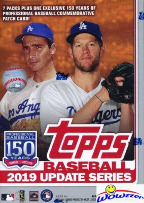 2019 Topps Update Baseball EXCLUSIVE Blaster Sealed Box-150th ...