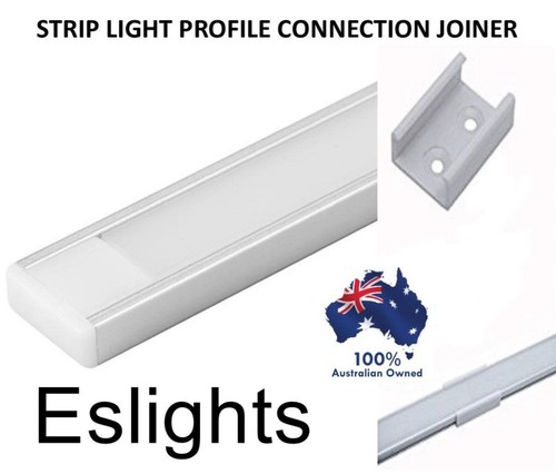 4X ALUMINIUM PROFILE CHANNEL STRAIGHT CONNECTOR JOINER LED STRIP LIGHT ...