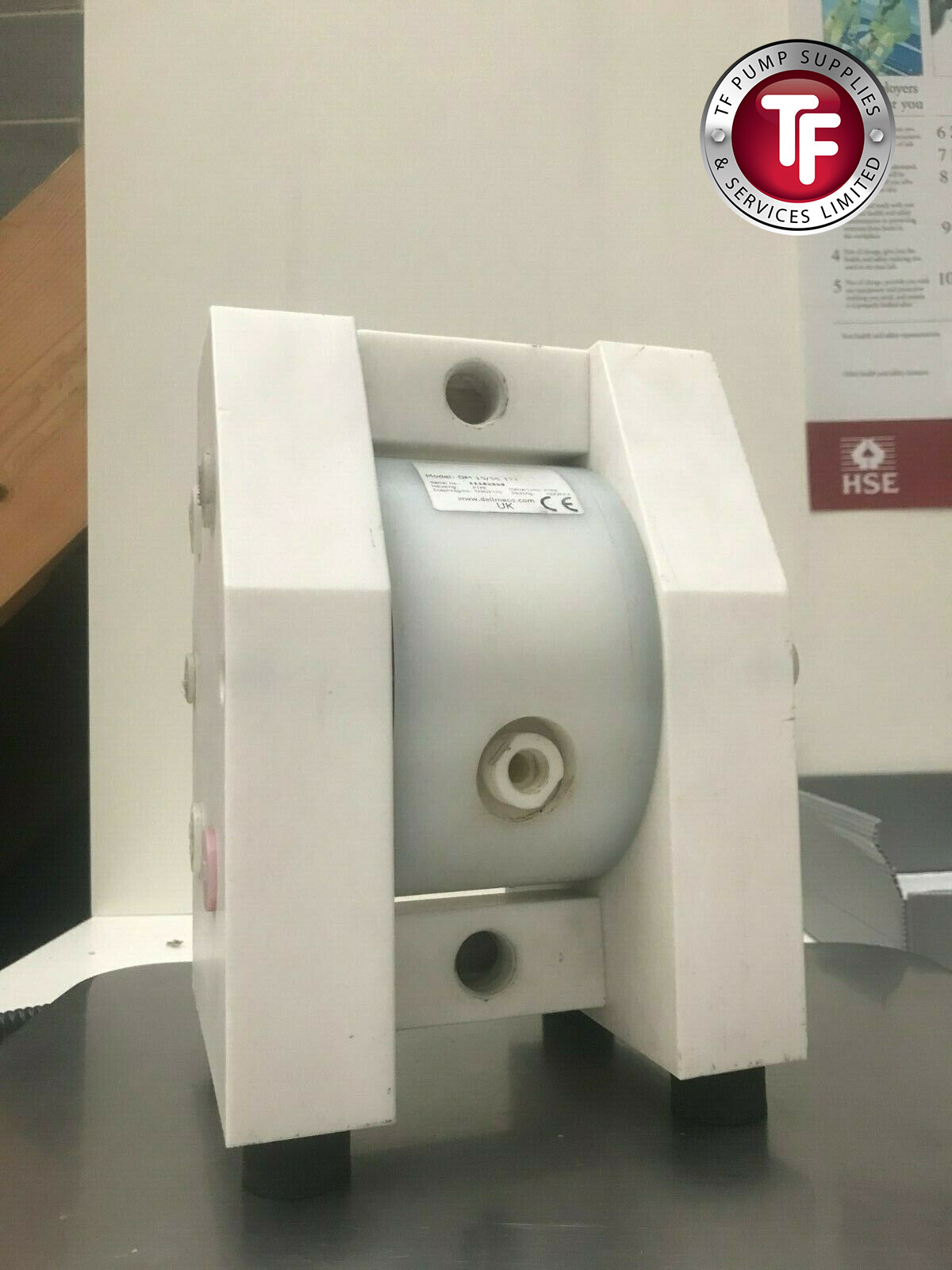 Reconditioned Dellmeco DM15/55-TTT - 1/2” AODD– Solid PTFE Body-PTFE ...