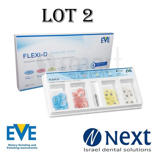 LOTx2 Dental Finishing Polishing discs composite porcelain metal EVE ...