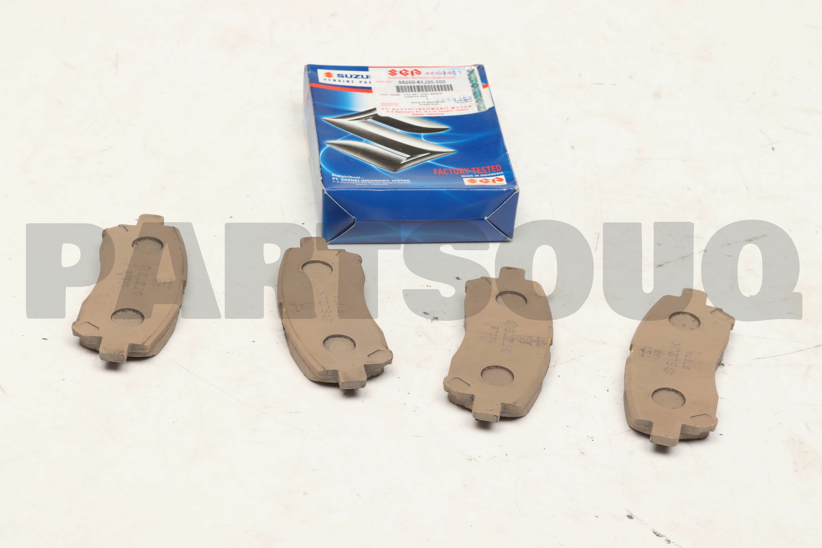 5520061J20 Genuine Suzuki PADSET,DISCBRAKE 55200-61J20 | eBay
