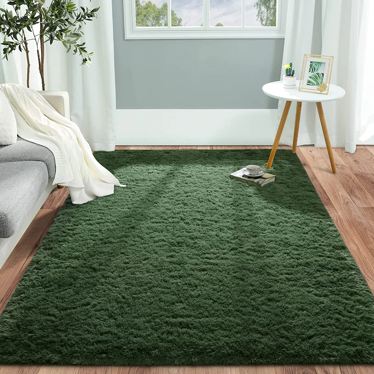 Dark Green Rug