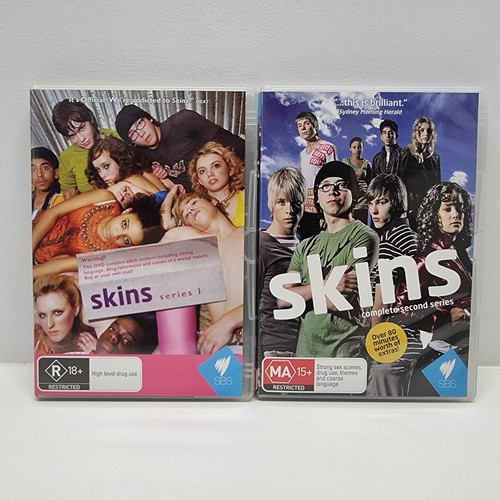 Skins: Complete Season 1-2 (1 2) | Box Set DVD, Region 4, PAL, Free ...
