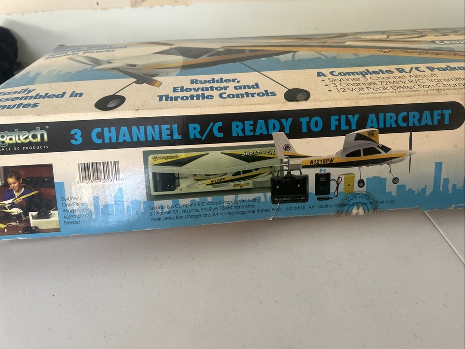 MEGATECH SKYLINER READY TO FLY AIRCRAFT 50MPH RC PLANE READY TO GO! | eBay