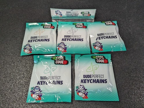 🔥5-Pk🔥 Cool Not Cool Dude Perfect Trick Shots Collectible Keychains DP ...