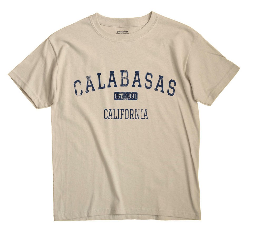 Calabasas California CA T-Shirt EST | eBay