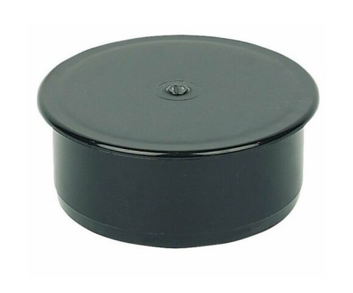 110mm Soil Pipe Vent Pipe Socket Plug Stop End Blanking Cap BLACK | eBay