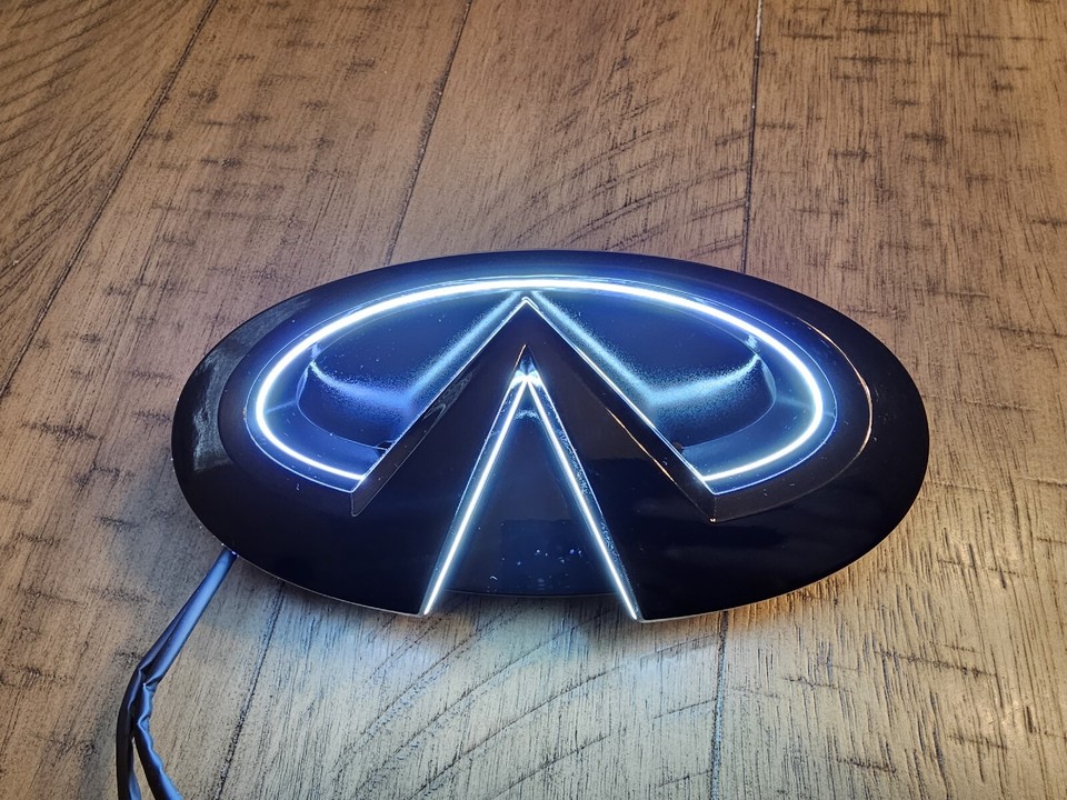 FOR 2008-2013 INFINITI G37 COUPE 14-15 Q60 ONLY White LED Front Grill ...