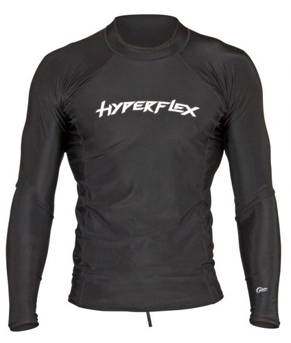 Hyperflex Men's Long Sleeve Rash Guard - Black | eBay