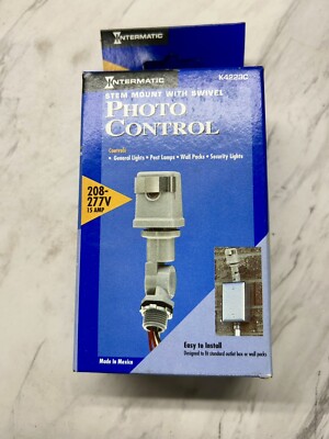 K4223C Intermatic Photo Control Stem and Swivel Mount, 208/277VAC New ...