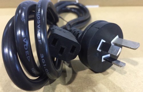 AU 3 Pin to IEC Kettle Cord Plug Australian 240V Power Cable Lead Cord ...