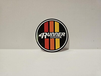 Toyota Retro JDM Tri-Color Sticker Vintage Decal 3 Inch Fits Pickup, 4 ...
