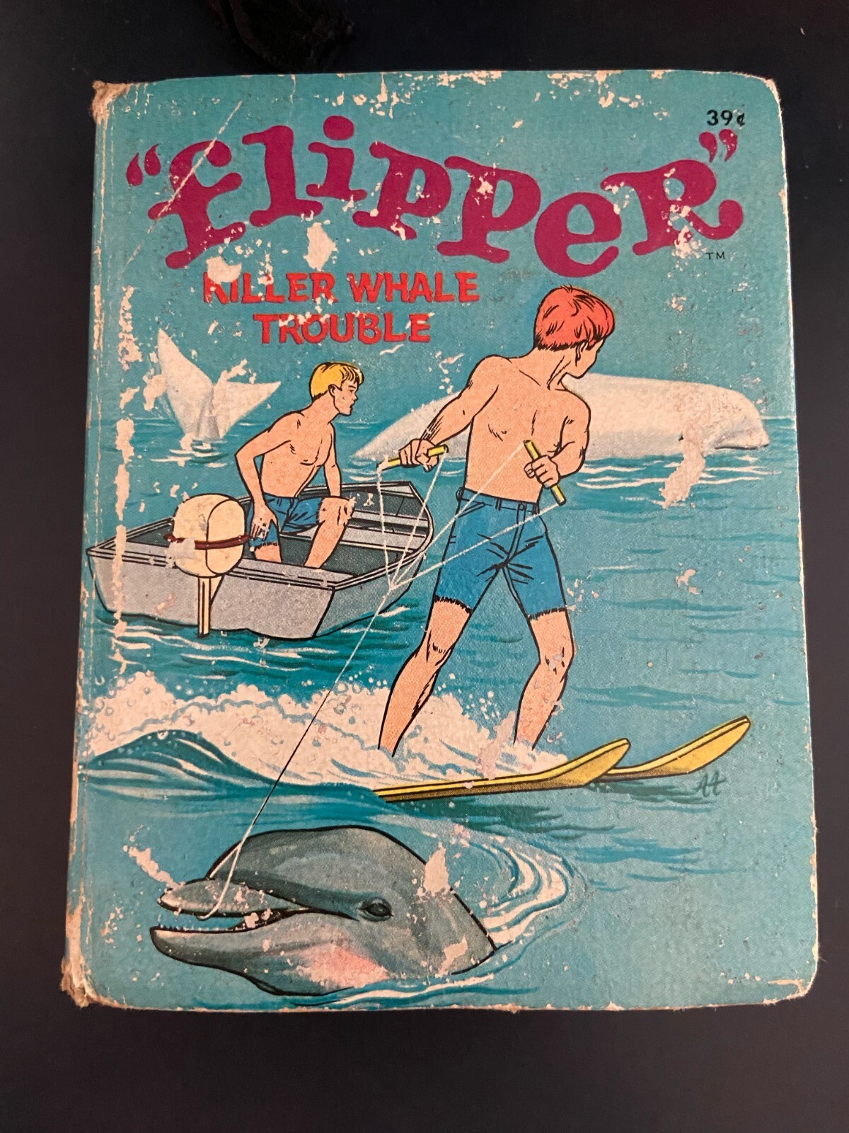 1967 Flipper Killer Whale Trouble Whitman Big Little Book Hardcover | eBay