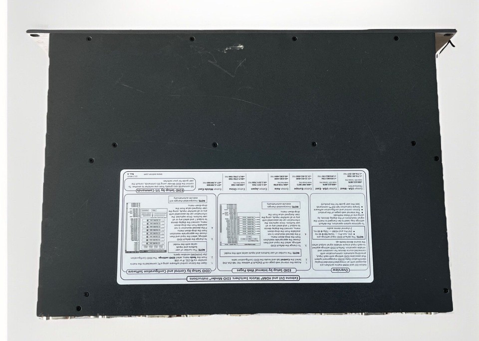 Extron SMX Series Switcher 8x8 DVI | eBay