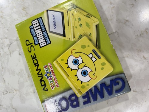NEW Game boy Advance SP Limited Edition Spongebob ToysRUs Exclusive | eBay