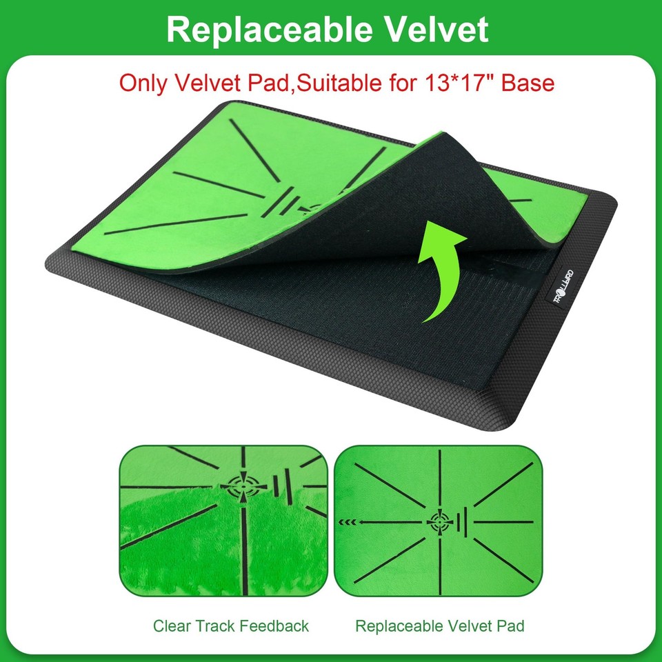 Golf Hitting Mat Golf Training Accessories for Swing Path Feedback Only ...