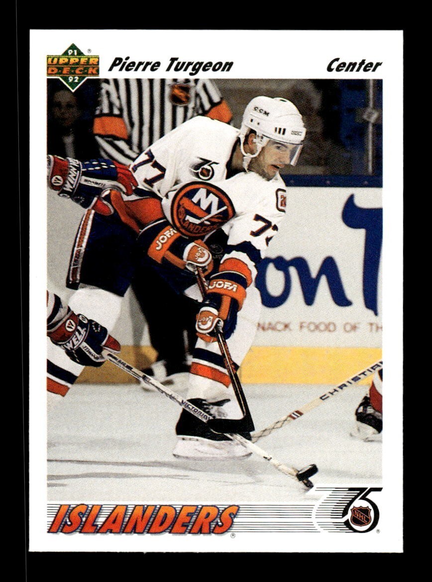 1991-92 UPPER DECK #554 PIERRE TURGEON | eBay