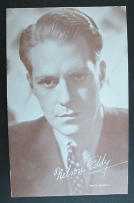 Nelson Eddy Actor Arcade Exhibit Card | eBay
