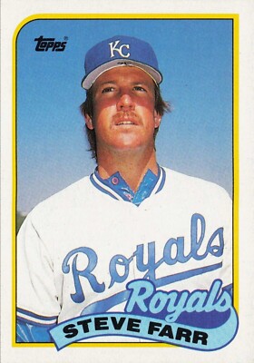 1989 Topps #507 STEVE FARR Kansas City Royals | eBay