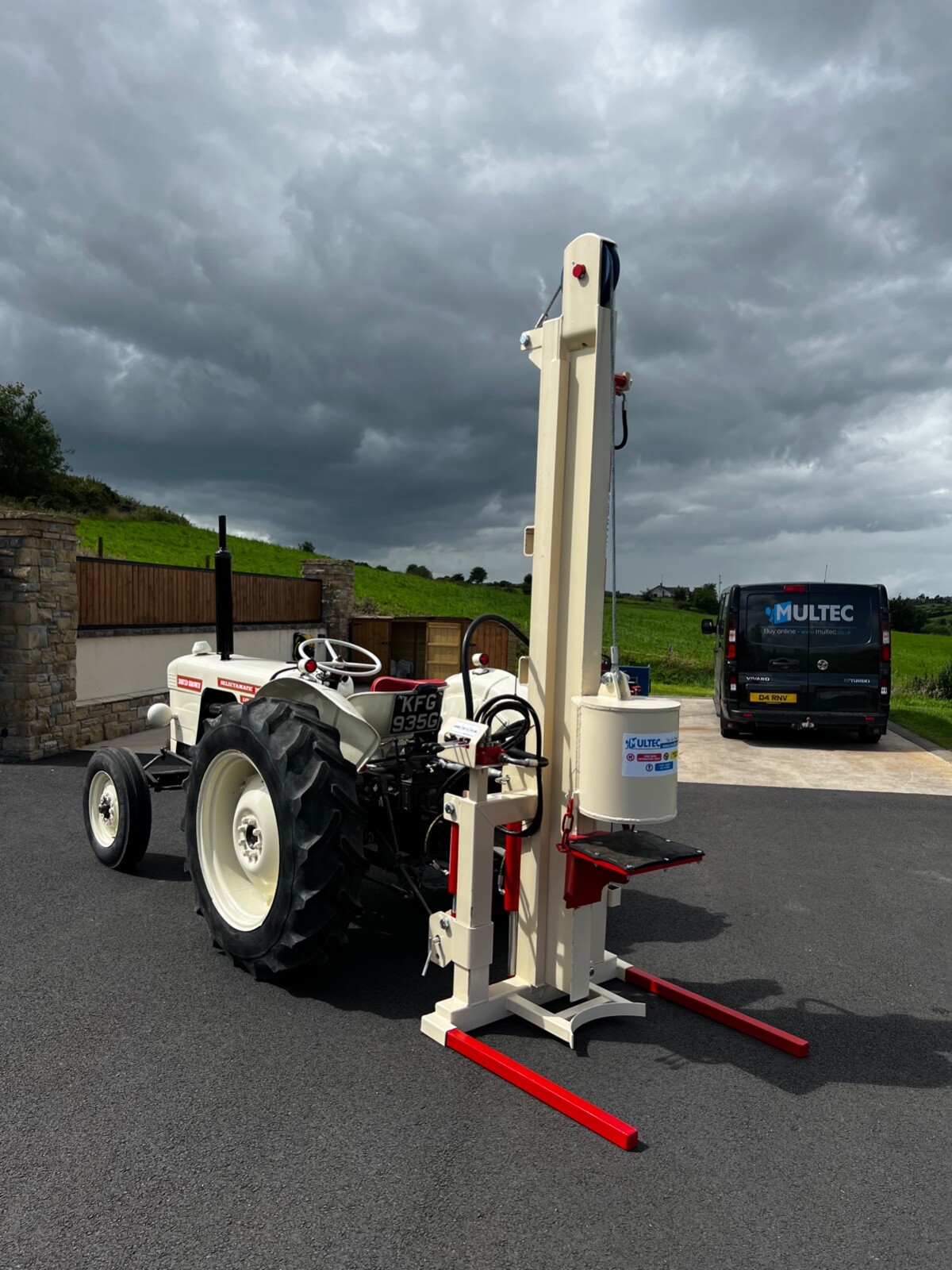 COMPACT Multec PD2-3 Post Driver David Brown (Tractor 3PL Post Knocker Banger) | eBay UK