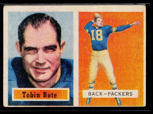 1957 Topps Tobin Rote #81 Green Bay Packers | eBay