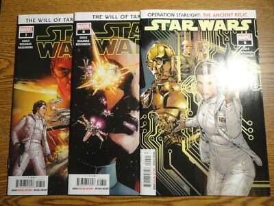 Star Wars # 7,8,9 Run De 3 Volonté Tarkin Ensemble Leia Vader 1st Pr ...