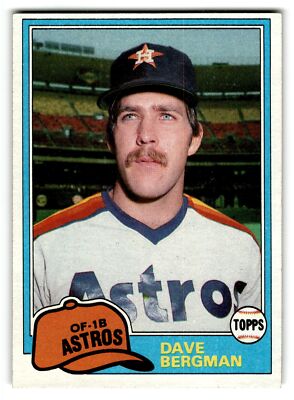 1981 Topps #253 Dave Bergman Houston Astros | eBay