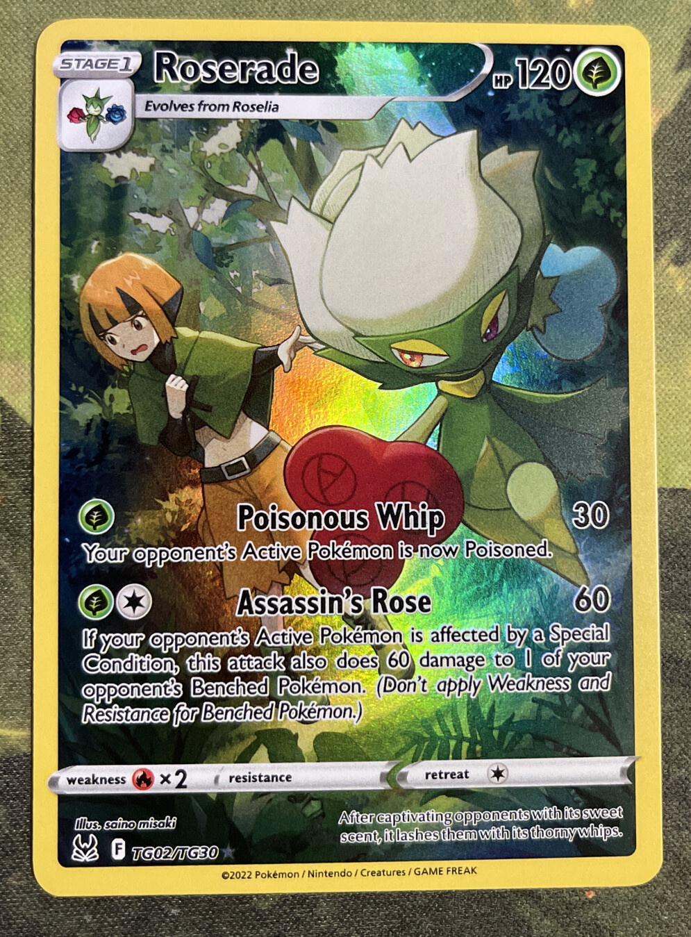 Roserade Trainer Gallery TG02/TG30 - Lost Origin - Near Mint | eBay