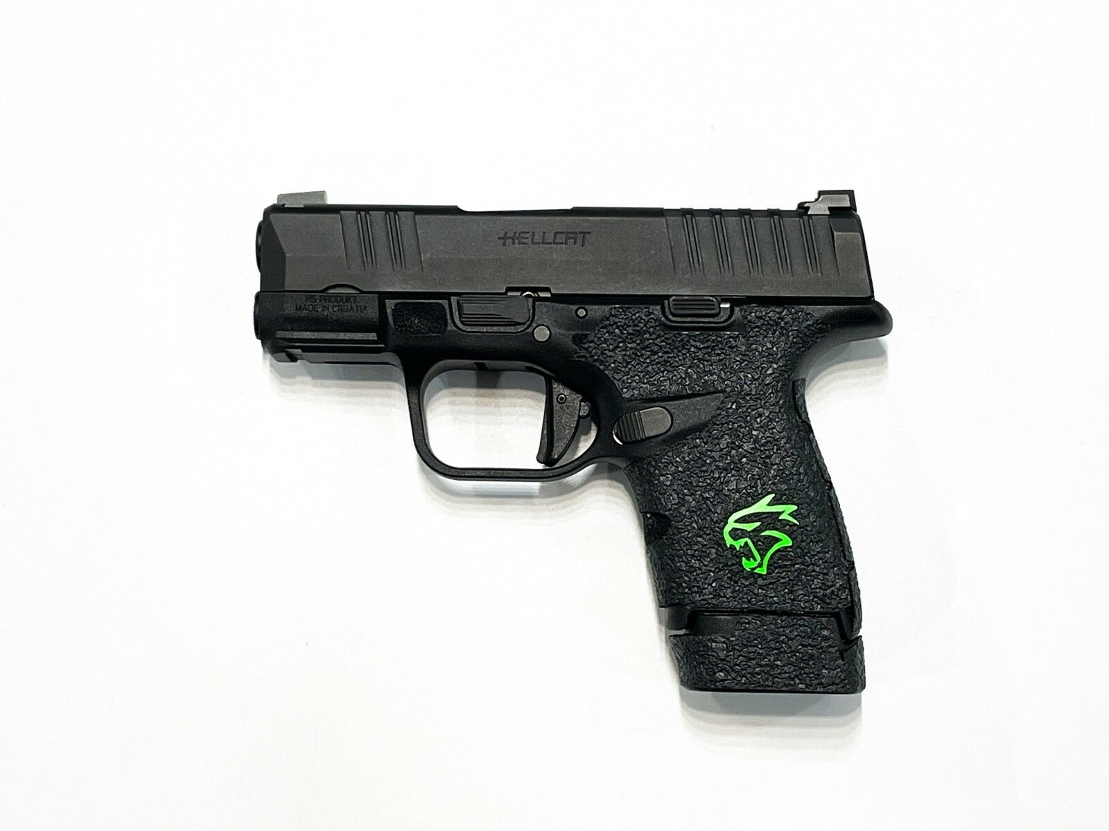 HANDLEITGRIPS LASER CUT GUN GRIP TAPE for Springfield Hellcat Green ...